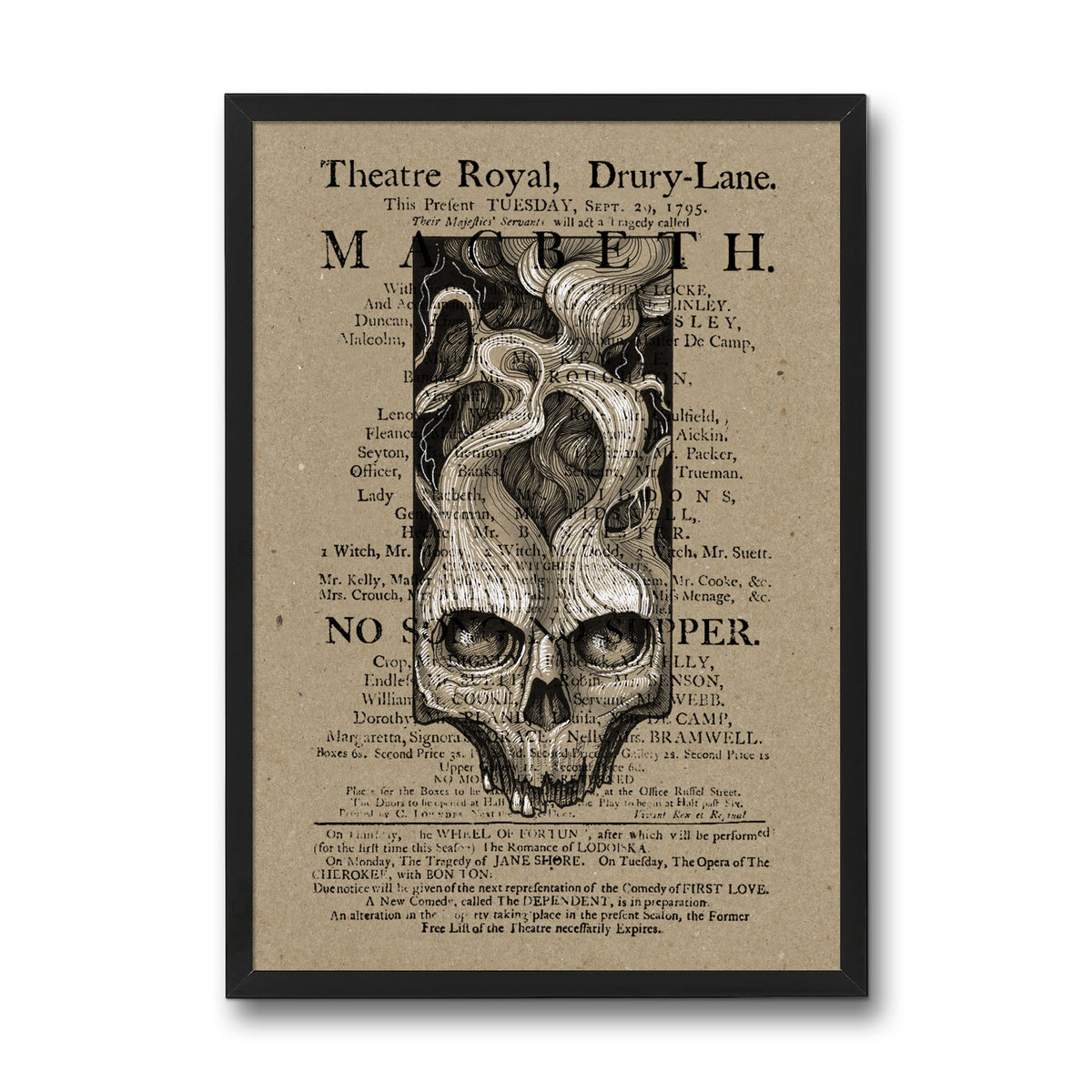 Skull on Macbeth Brown – Little Rok